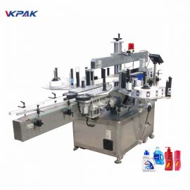 High Speed Pneumatic Automatic Double Side Flat Bottle Labeling Machine ...